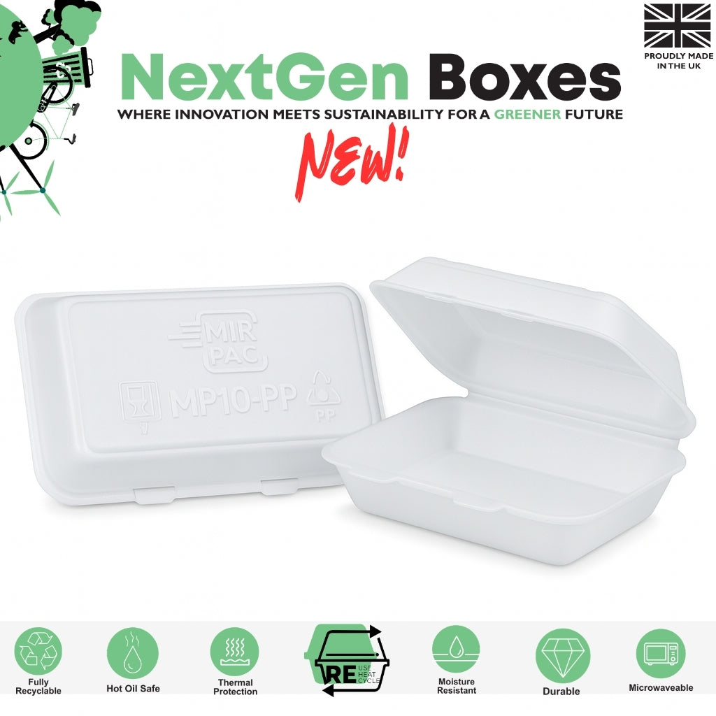 MP10-PP – Large Microwave-Safe Lunch Box (200 PCS) – Albiz Packaging