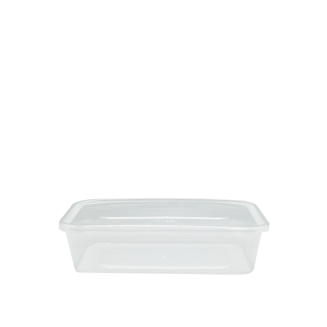 Clear HD Microwavable Plastic Containers 250 Pieces